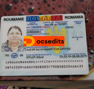 Romania ID Card PSD Template - DocsEdits