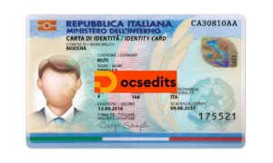 Italy ID Card PSD Template - DocsEdits